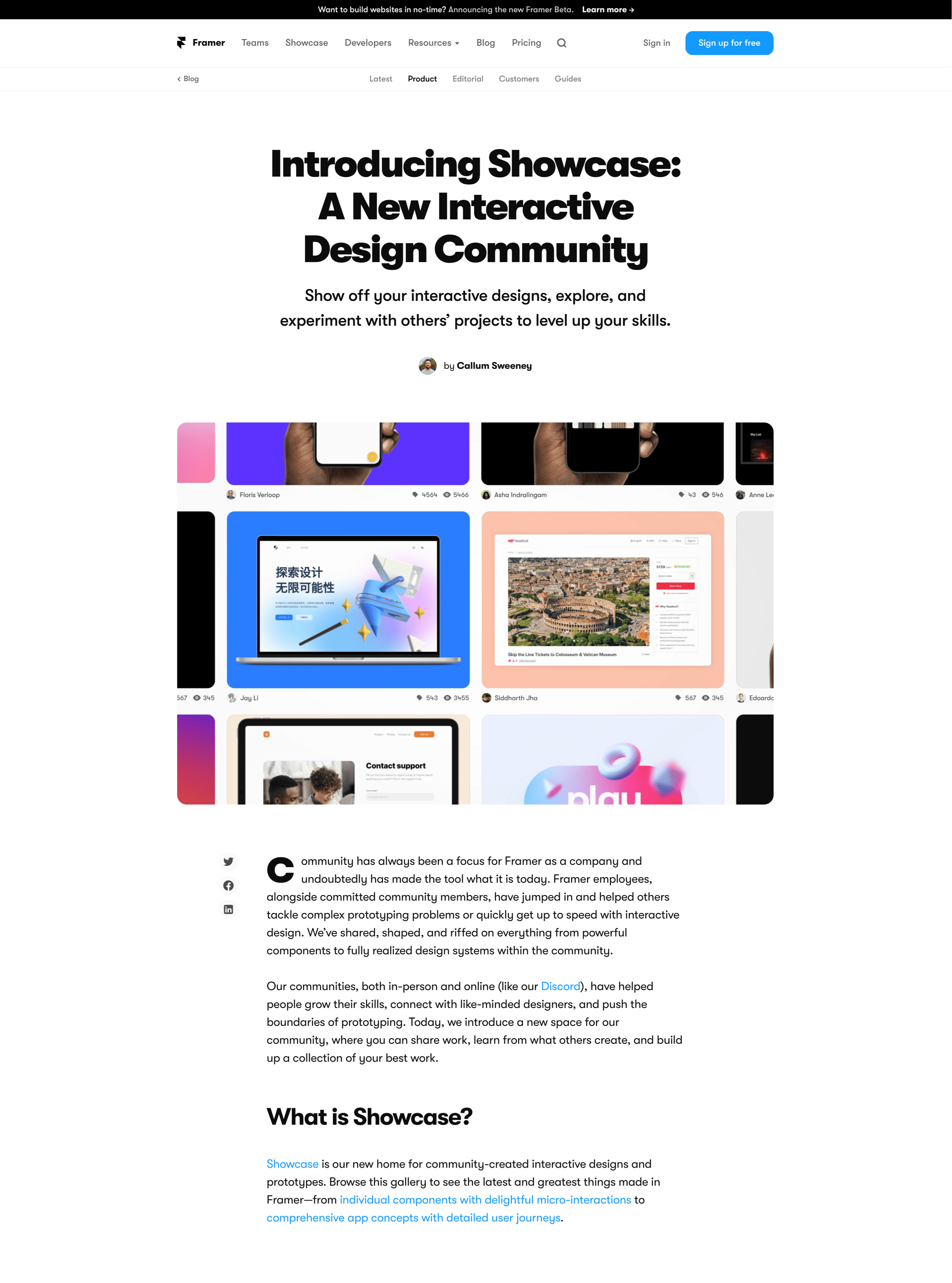 Referensi Design 02: Halaman detail artikel pada blog
